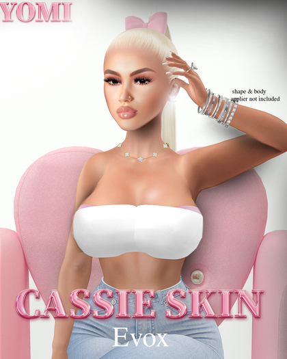 Second Life Marketplace Cassie Skin Evox
